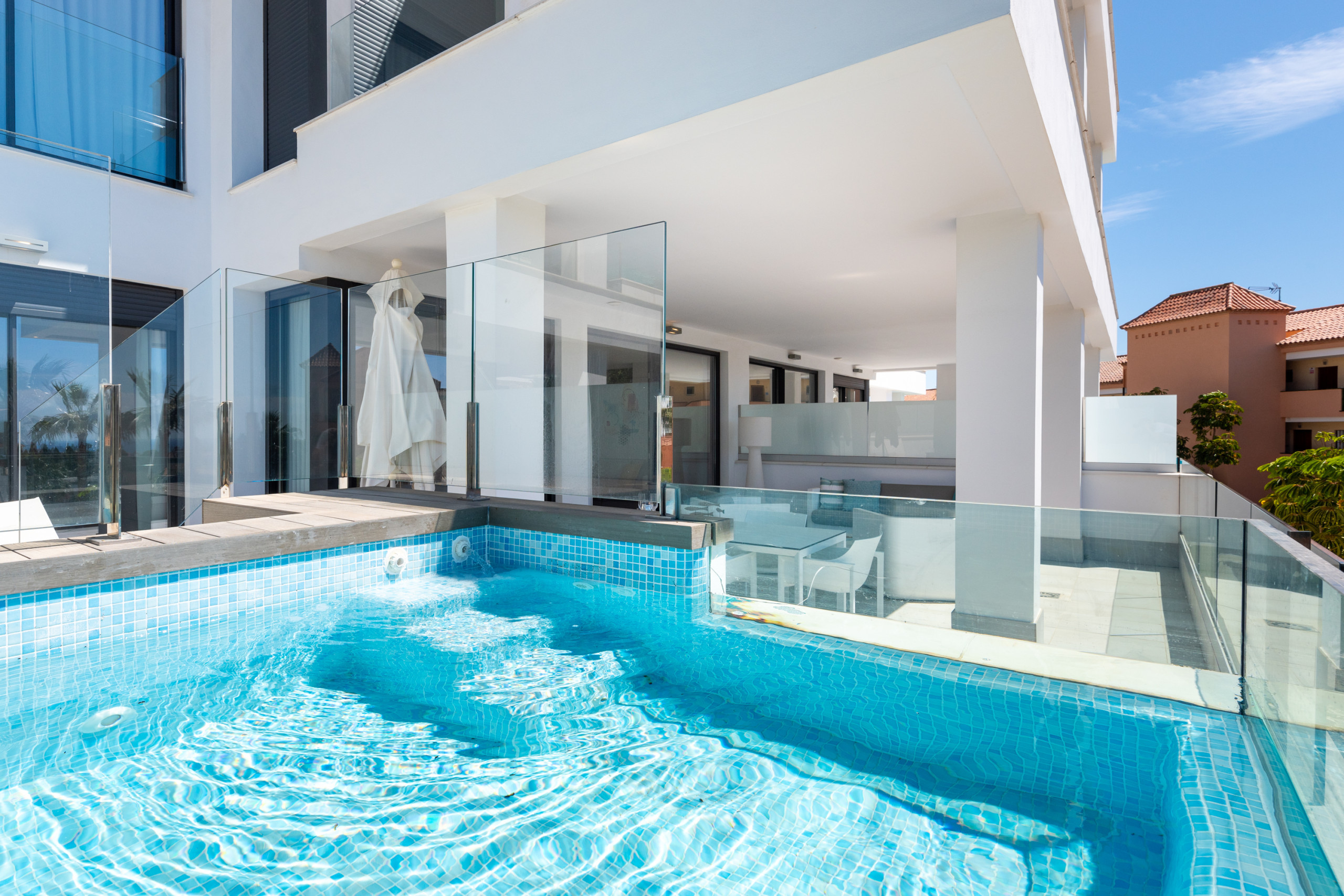 Santa Barbara Heights - Luxury, private pool on terrace, view