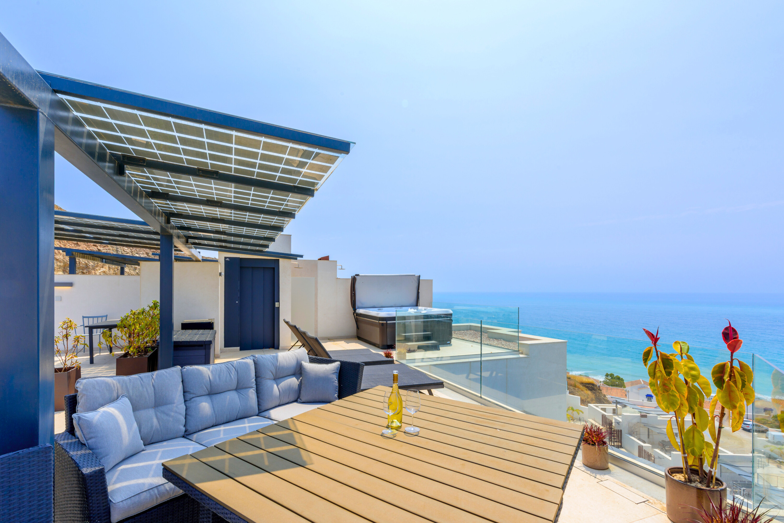 Penthouse Mirador 5 bedroom luxury view - Villas in Torrox Costa
